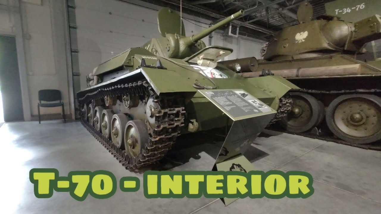 T-70 - interior - YouTube