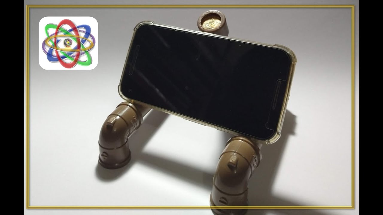 Suporte para Celular com Tubo PVC Phone Holder with PVC Tube - YouTube