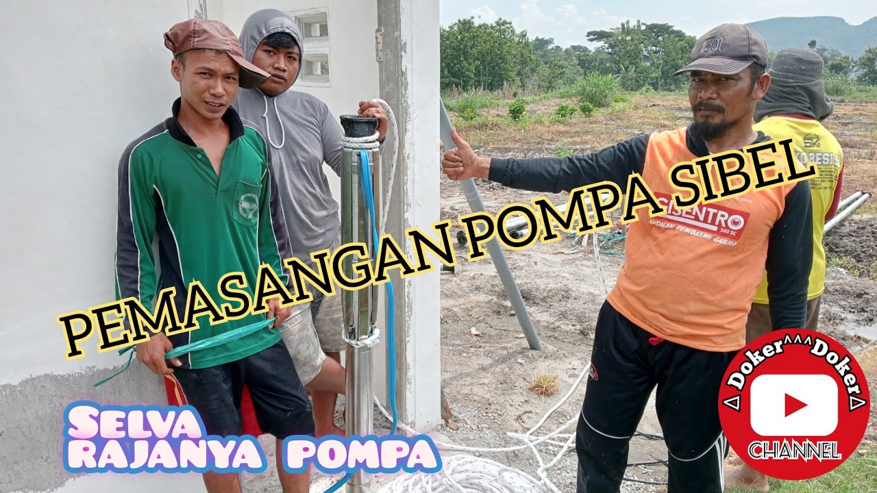 Sumur bor sibel 4 hp....out.2.5 in Casing 6 in - YouTube