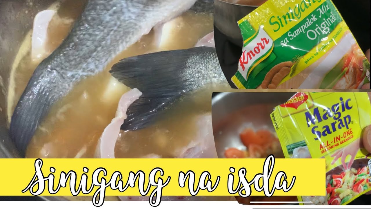 Sinigang na isda (pinoy ulam) - YouTube