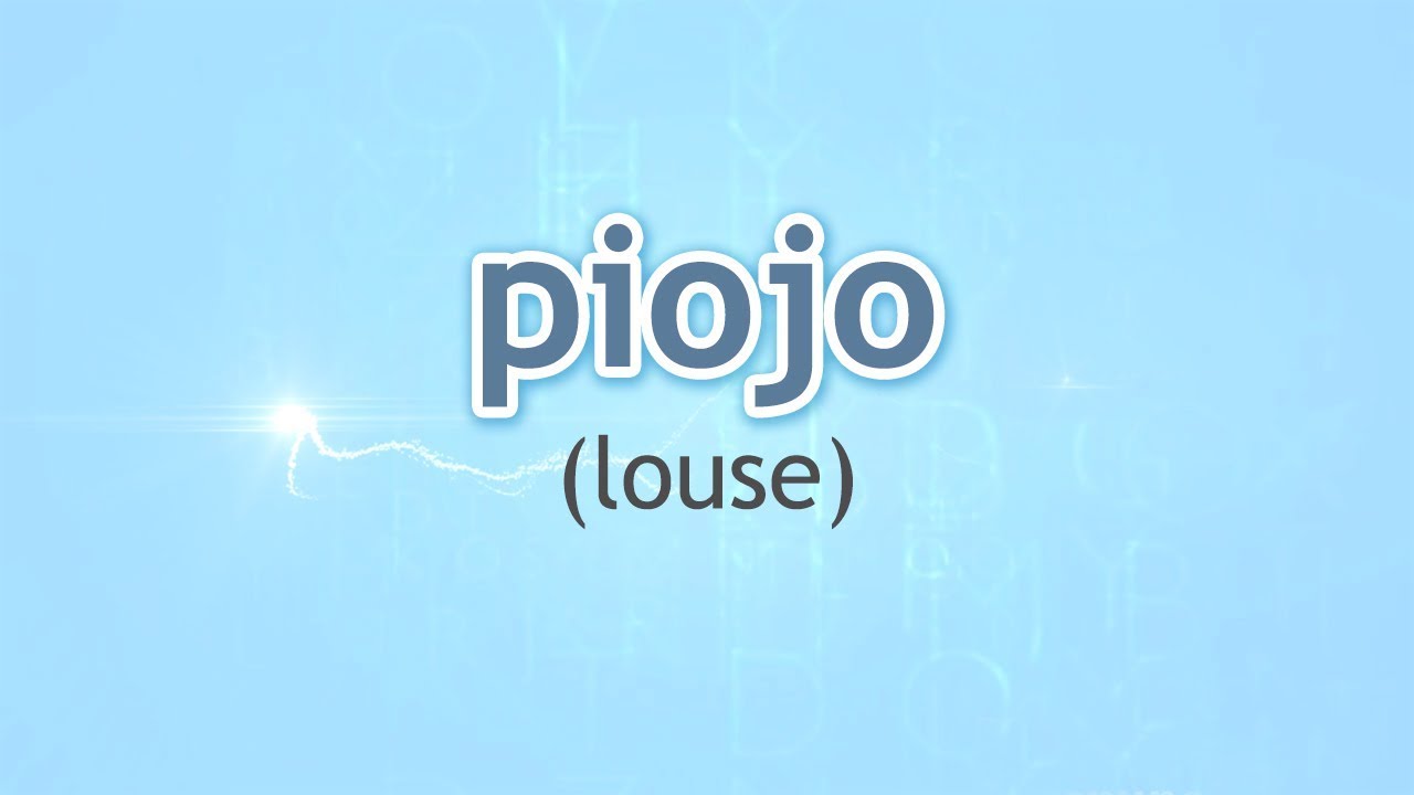 How to Pronounce Louse (Piojo) in Spanish - YouTube