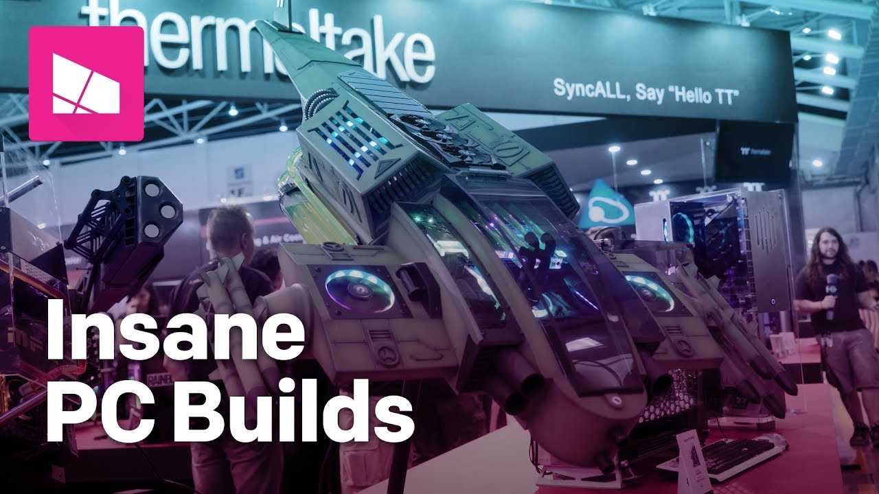 Insane PC Builds at Computex 2018 - YouTube