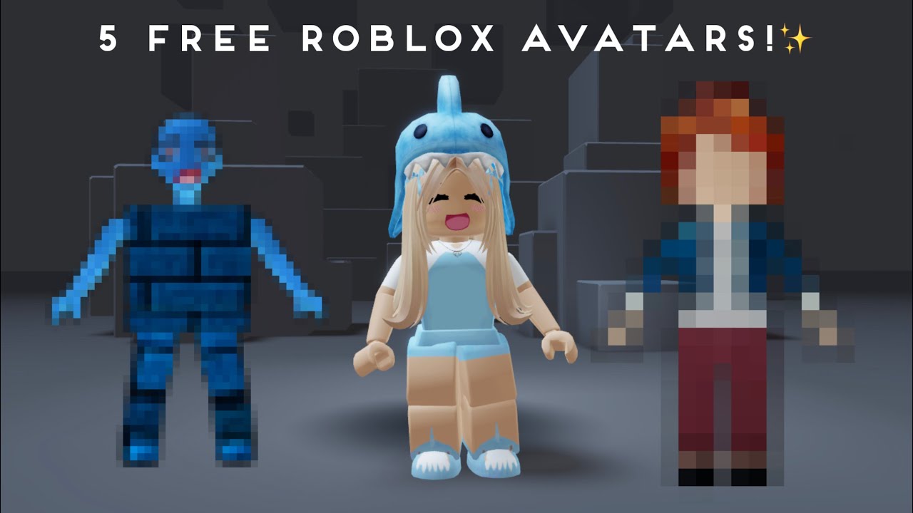 5 FREE ROBLOX AVATARS!! - YouTube
