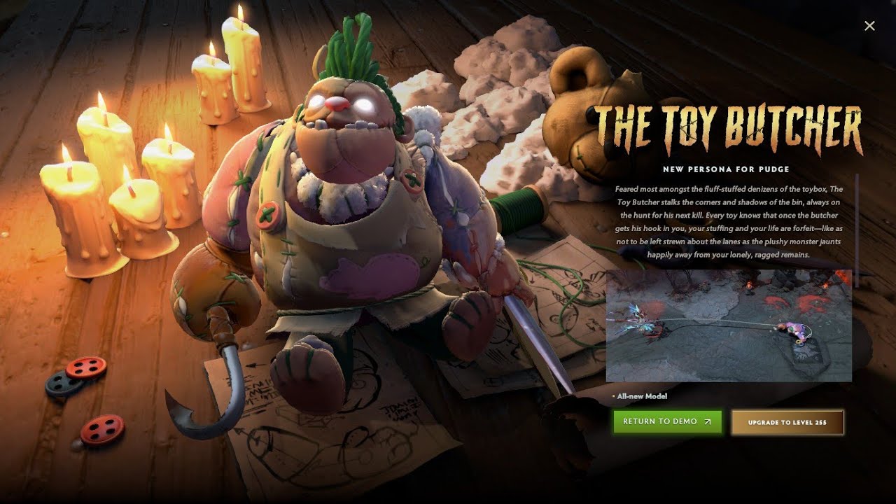 Pudge New Persona - The Toy Butcher [Demo Hero] - YouTube