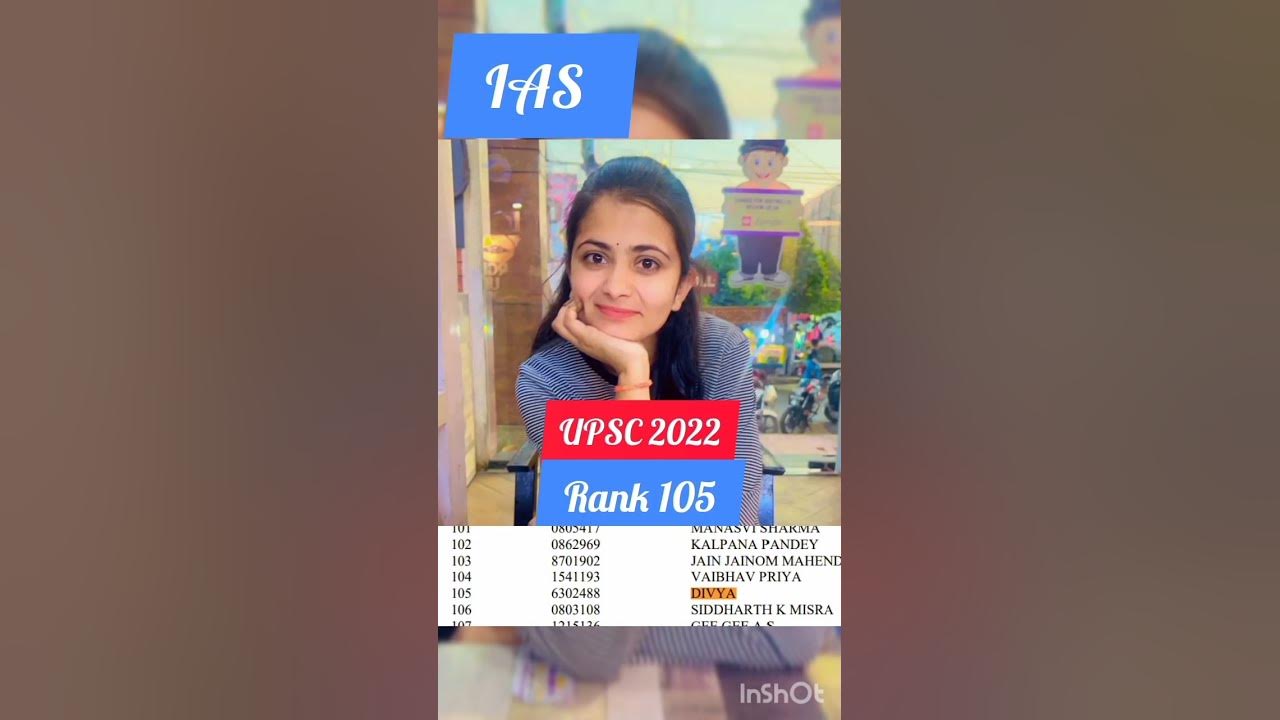 Rank 105 Finally Divya Tanwar Ias Ban Gai Upsc 2022 Rank 105 Ias Upsc