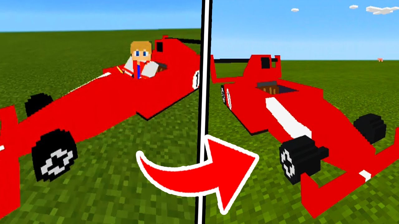 COMO TER UM FÓRMULA 1 NO MINECRAFT POCKET EDITION ! - YouTube