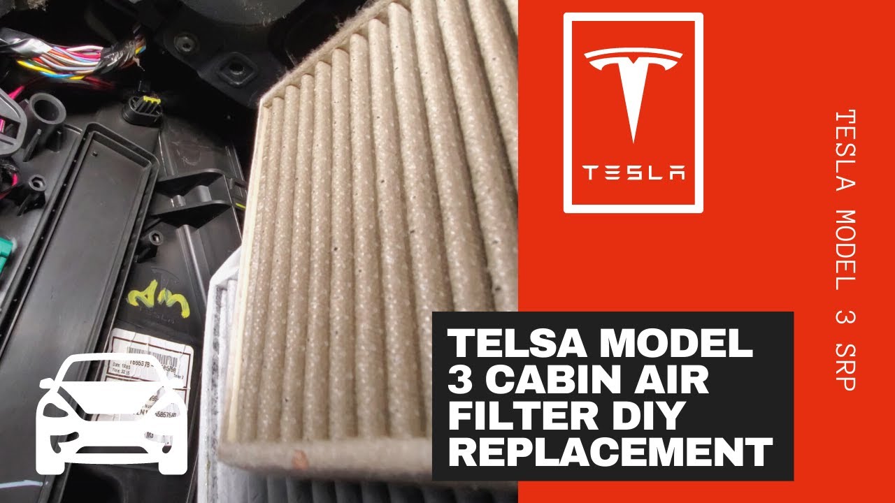 Tesla Model 3 SRP | DIY Cabin Air Filter Replacement | Replace this ...