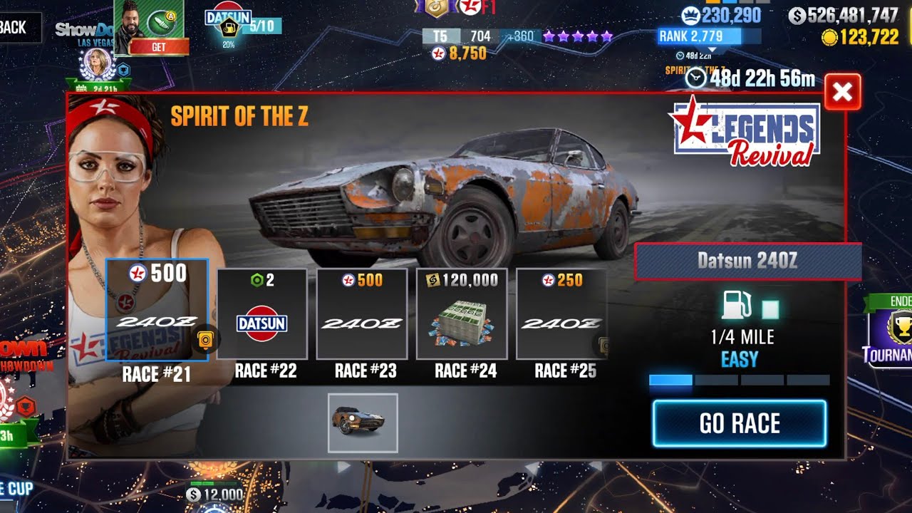 CSR2 | Legends Revival | Datsun 240Z | Spirit of the Z | Races 48 - 65 ...