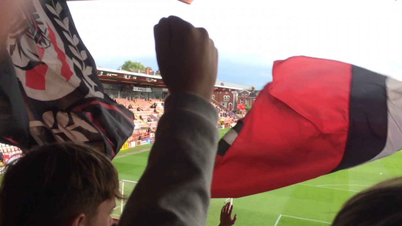 red legion display Exeter city 2017 - YouTube
