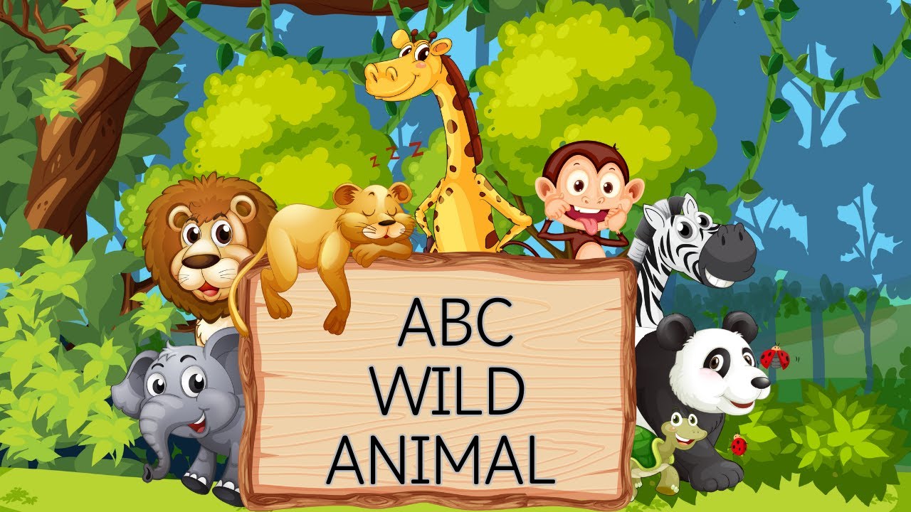 ABC Wild Animals | Learn Wild Animal Names A to Z | Fun Educational ...