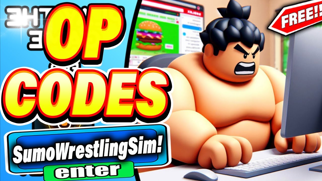 ALL *SECRET CODES* IN ROBLOX SUMO WRESTLING SIMULATOR ( codes in roblox ...