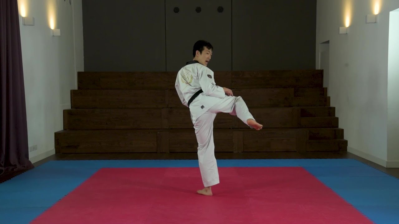 Dwit Chagi e Calci liberi con ostacolo - Corso Taekwondo ep. 8 - YouTube