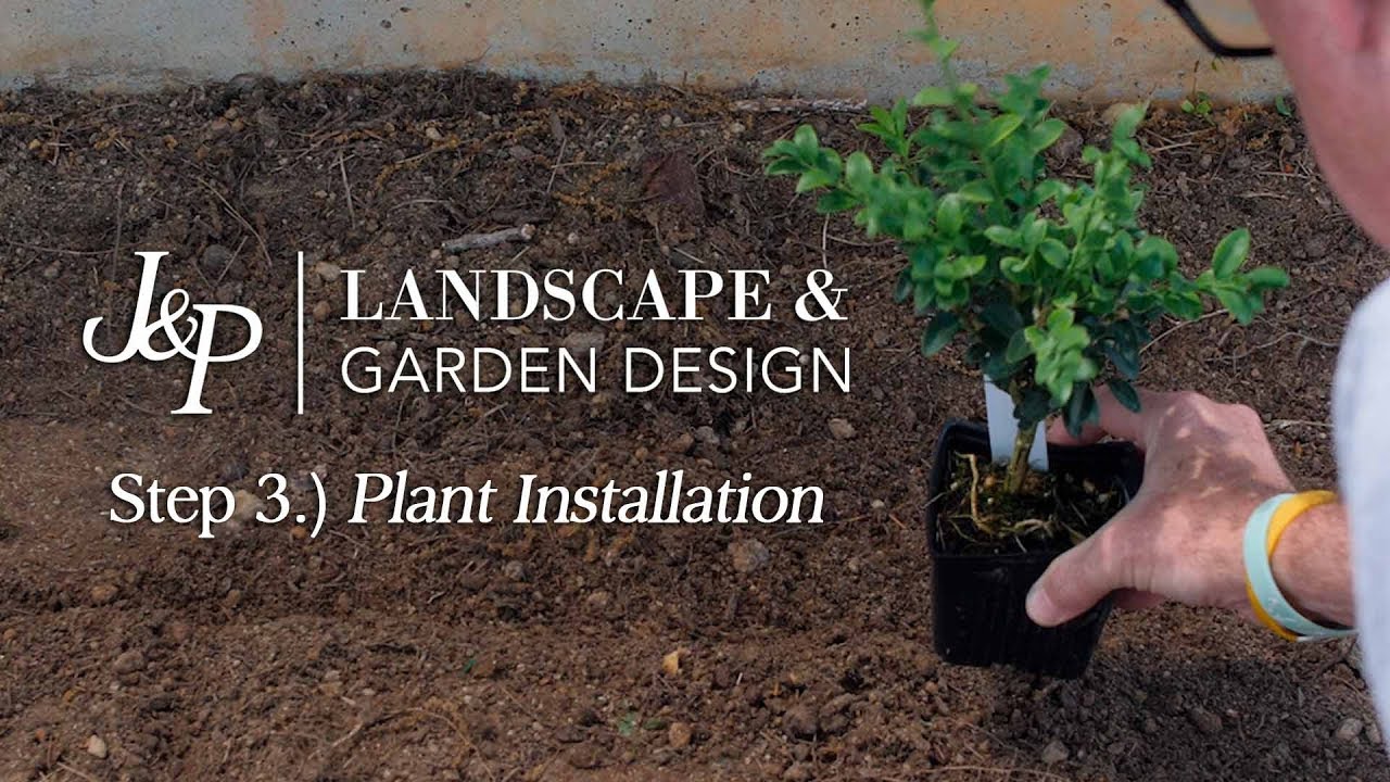 Landscape & Garden Design Step #3 Garden Installation - YouTube