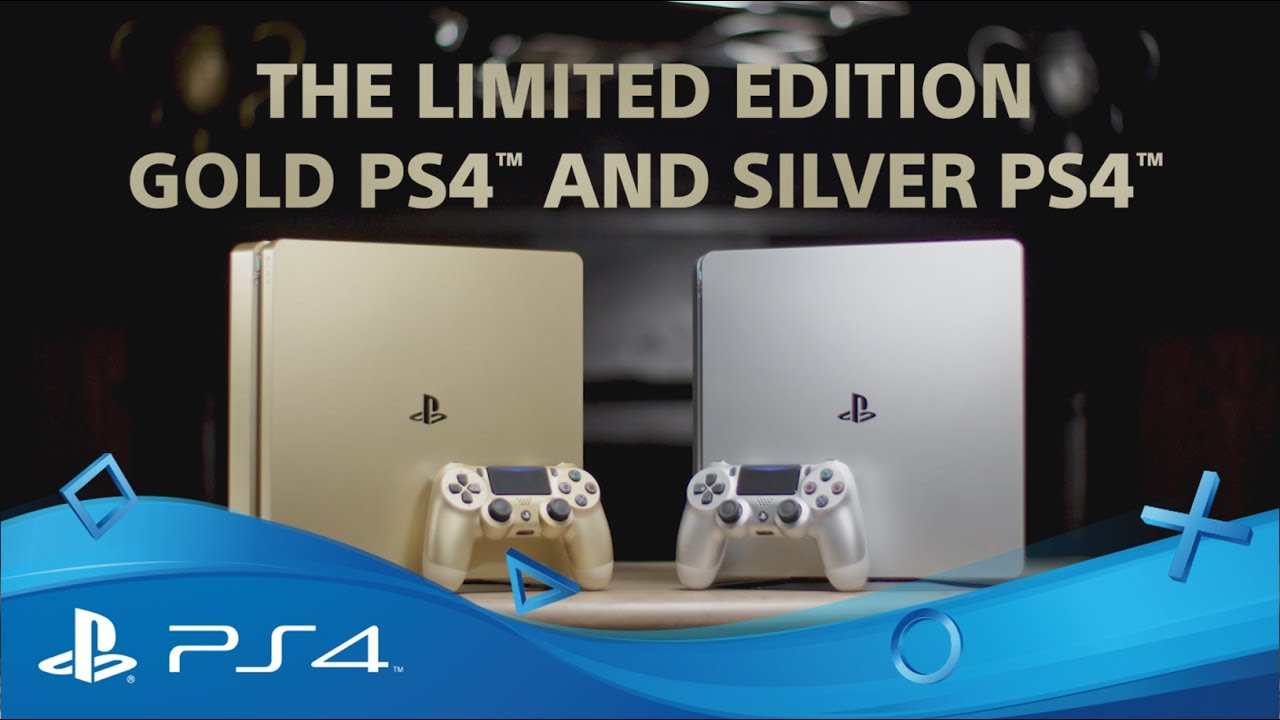 Unboxing The Limited Edition Gold & Silver PlayStation 4 Consoles - YouTube
