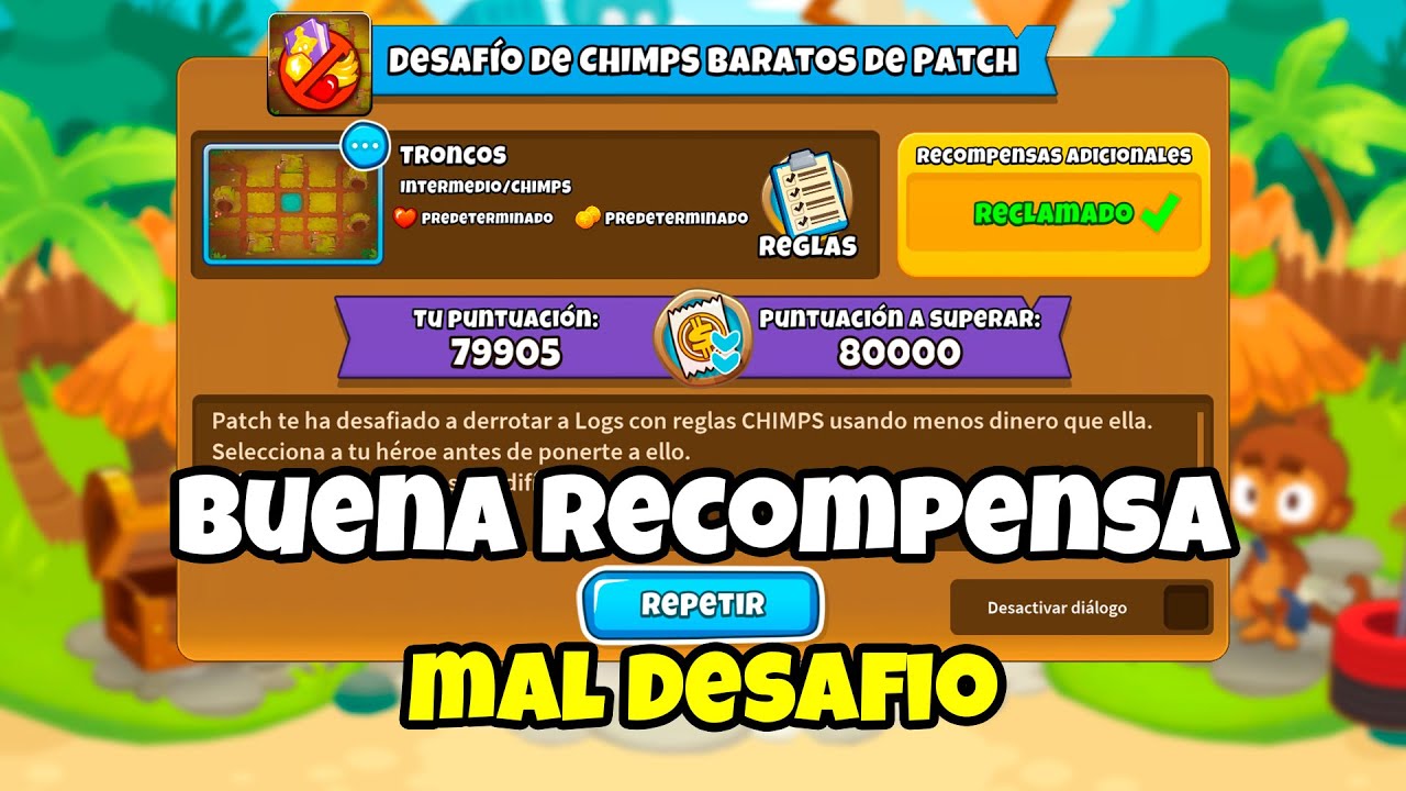 Jugue el Desafío de Chimps baratos de Patch │ Bloons TD6 - YouTube
