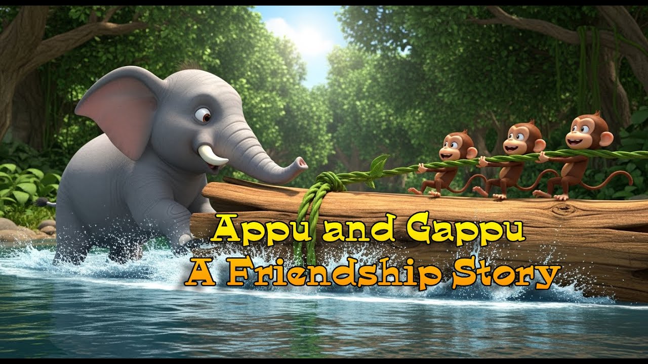 Appu and Gappu – A Friendship Story | #kidsstory #bedtimestory # ...