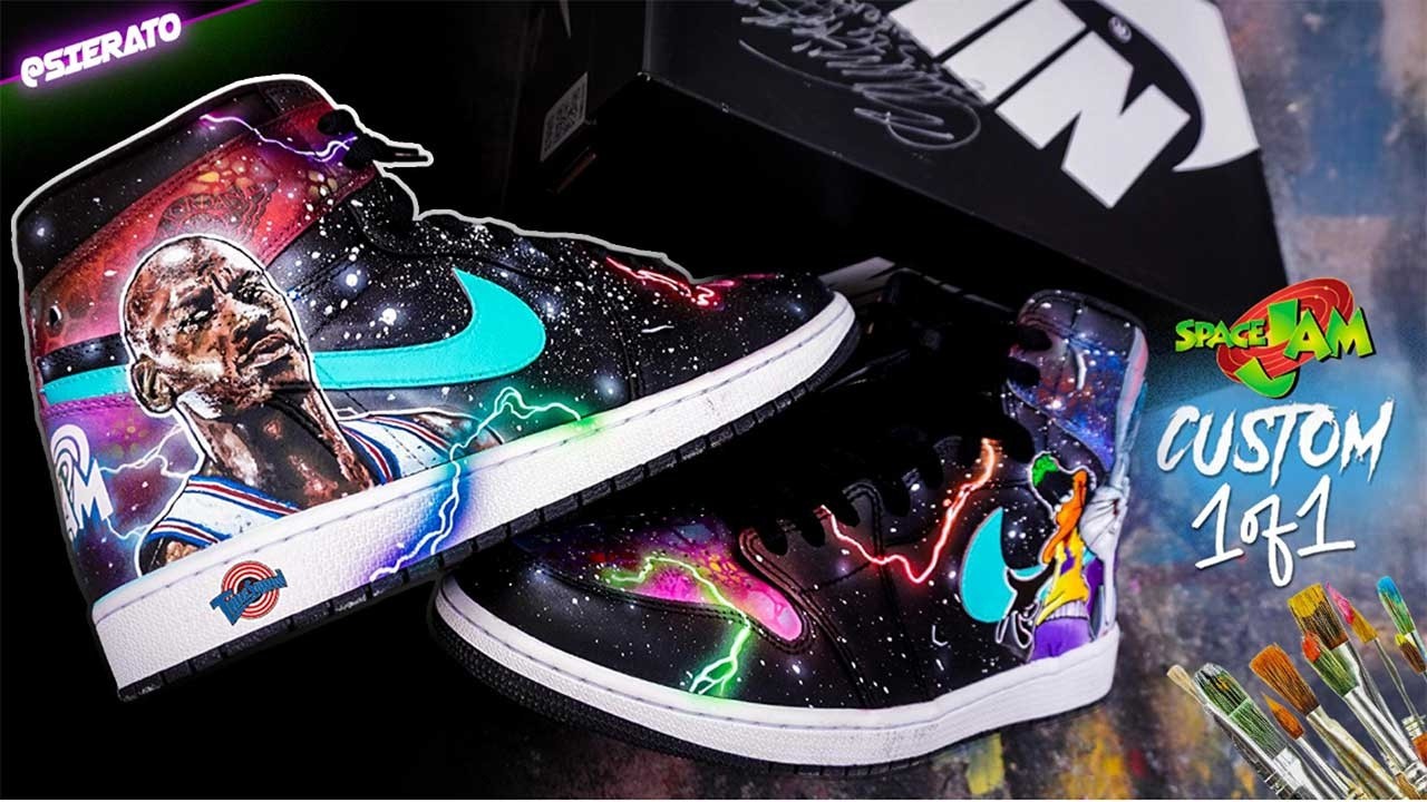 NEVER Done a Portrait Like This... MJ Galaxy Jordan 1s 🔥 - YouTube