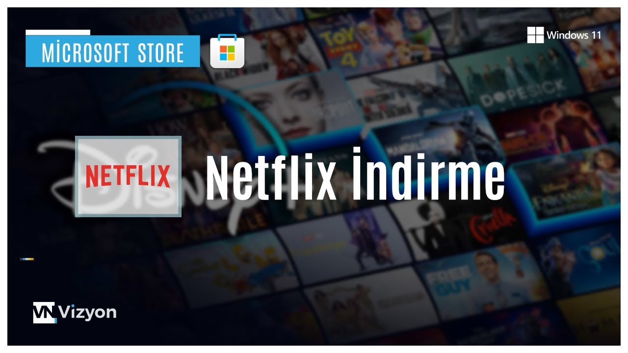 Microsoft Store l Netflix Uygulaması İndirme Masaüstü kullanım - YouTube