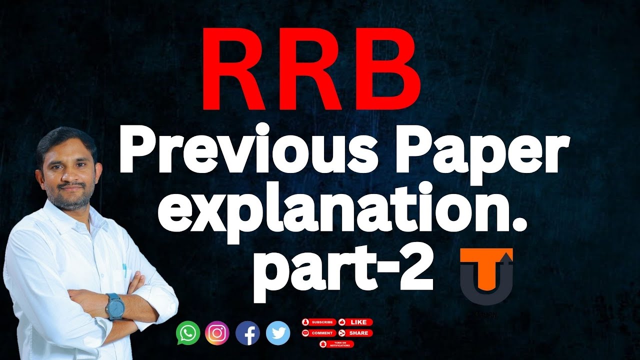 RRB Previous paper explanation-part-2|RRB group D|RRB NTPC|RRB ...