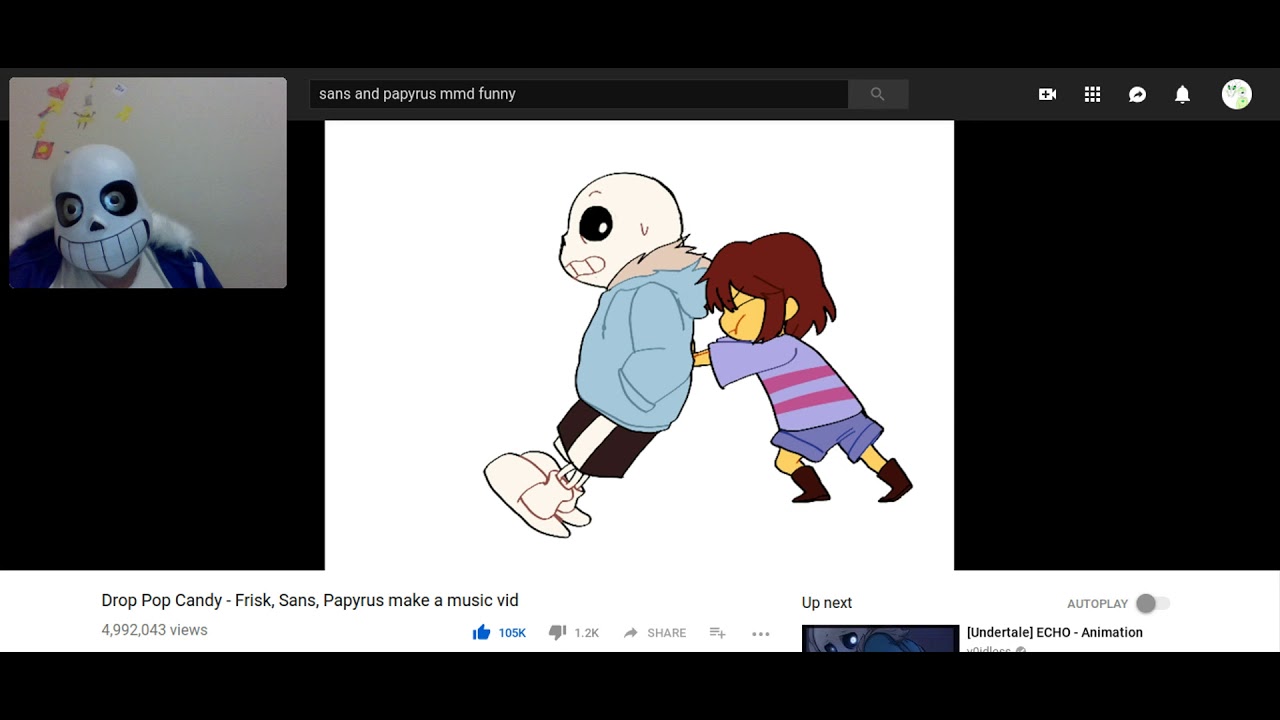 Sans reacts to... (SANS STOP STEALING MY LAPTOP!!) - YouTube
