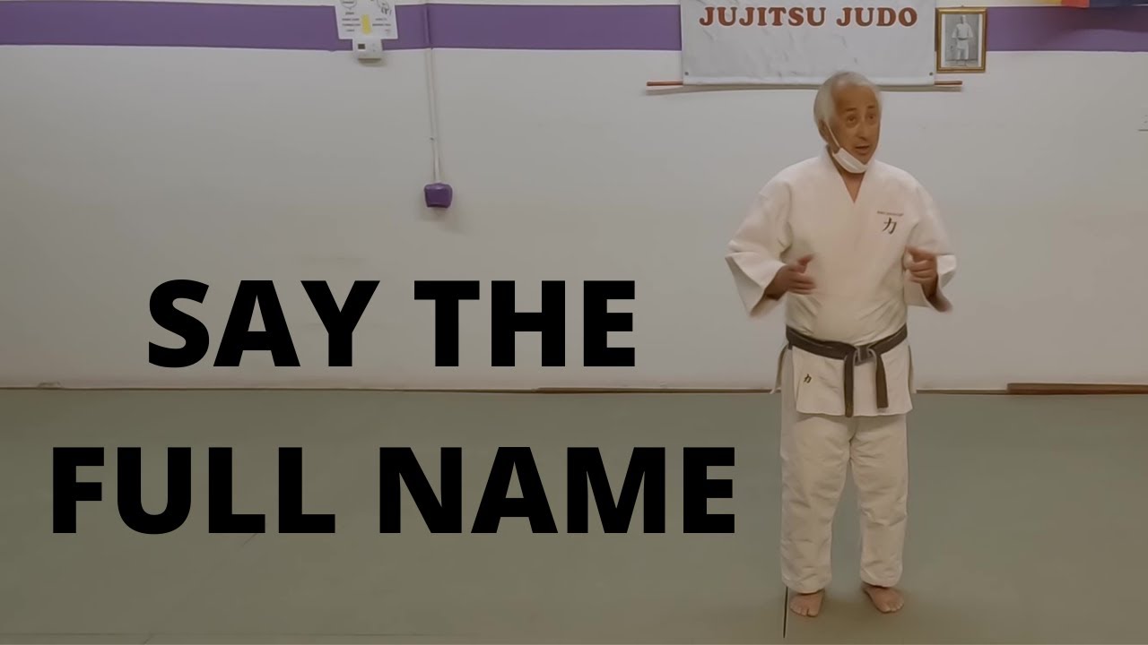 Using Correct Judo Terminology | Riki Judo Dojo - YouTube
