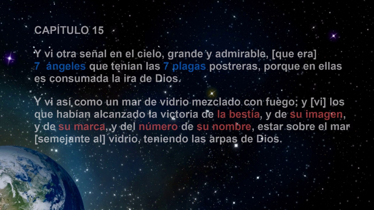 27. La Biblia. Apocalipsis 14-16. Reina Valera 2000. Los 144 mil. Las 7 ...