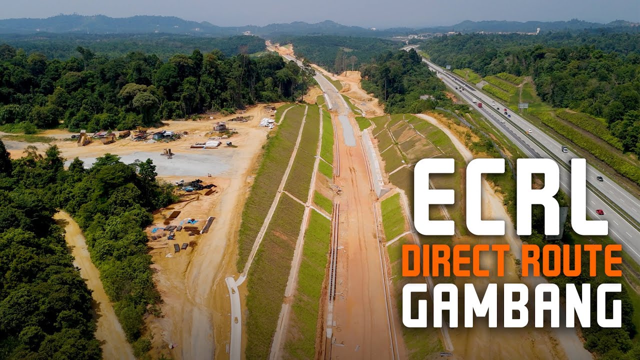 Direct Route ECRL Gambang: Persimpangan Gambang (LPT) - Jalan Gambang ...