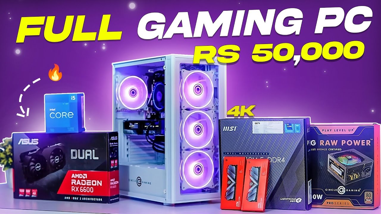 Rs 50k Pc build with Rtx 3060 🔥 | 50k Gaming PC with Rtx 3060 ...