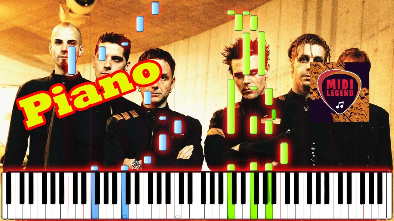 How to Play - Rammstein - Das Alte Leid - Piano Tutorial - YouTube