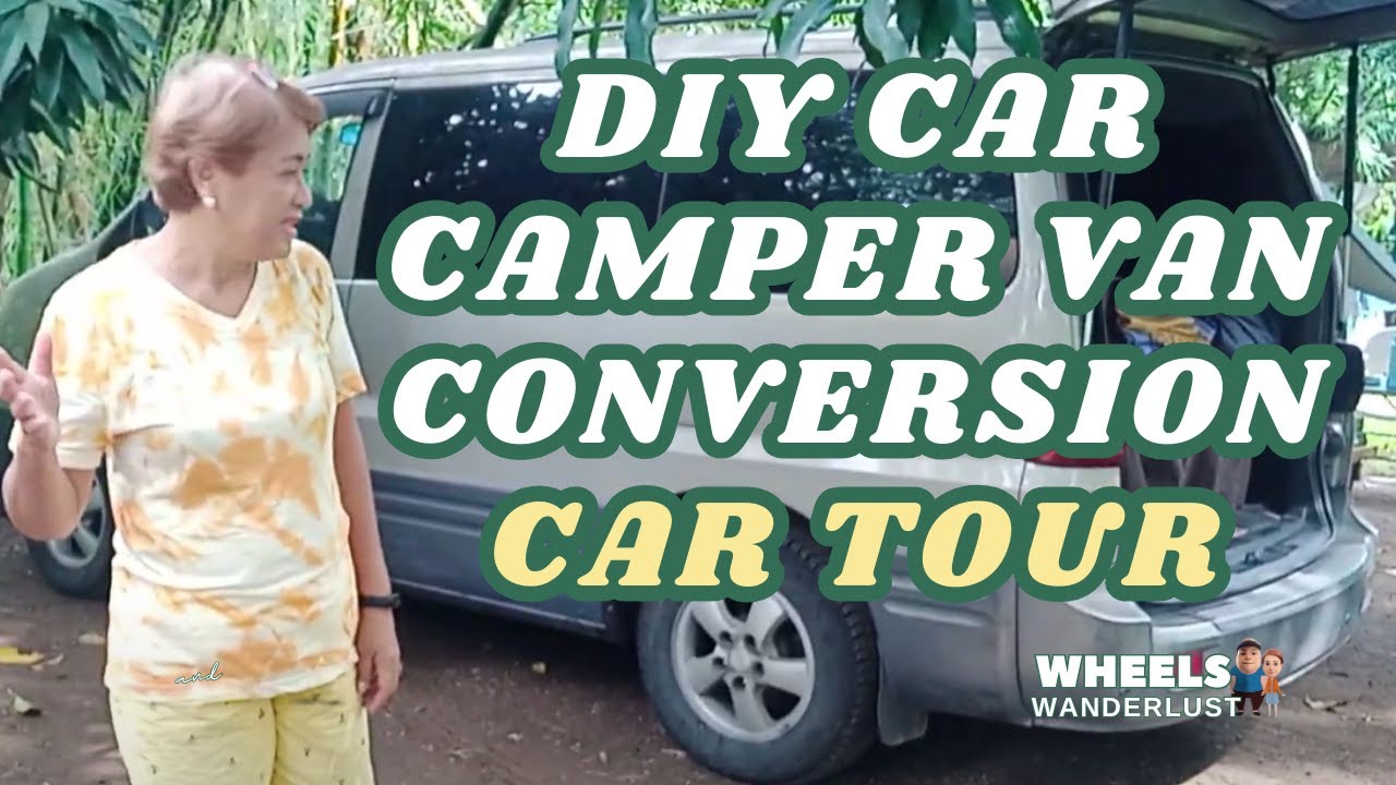 DIY BUDGET CAR CAMPER VAN CONVERSION | CAR TOUR - YouTube