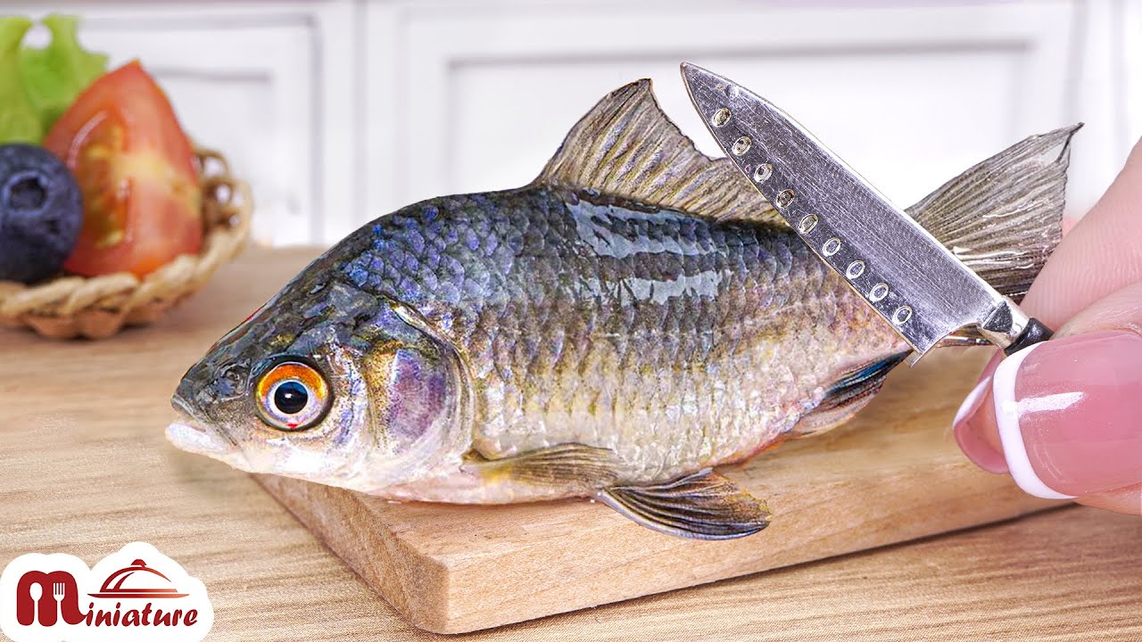 Perfect Miniature Steamed Fish With Ginger Soy Sauce Recipe | ASMR ...