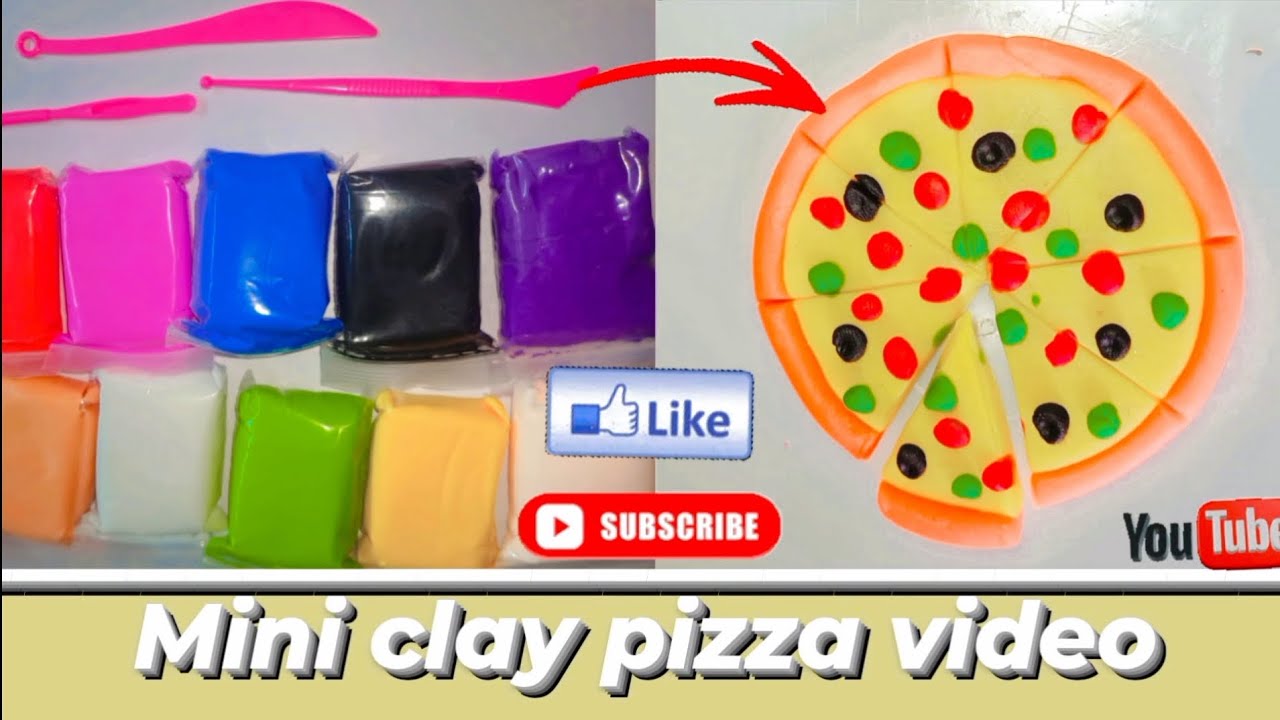 How to make pizza with polymerclay|clay videos|pizza tutorial|pizza video|#trending#shortvideo# ...
