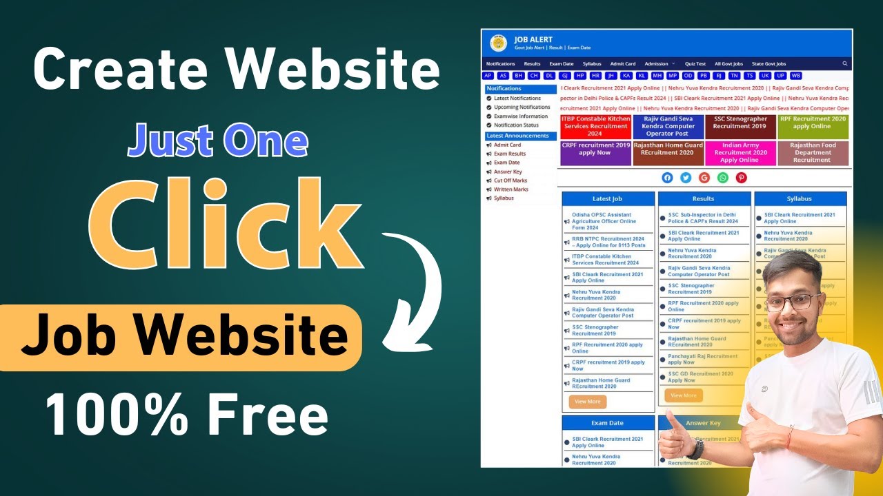 How to Create a Free Job Alert Website in WordPress (100% Free Job ...