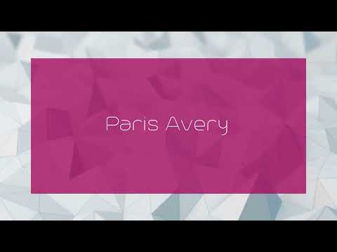 Paris Avery - appearance - YouTube