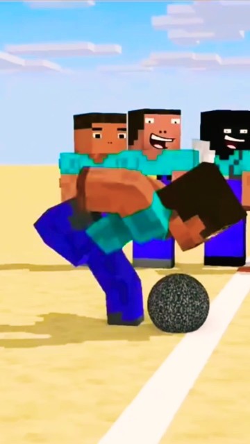 Herobrine kick 🦵 the bedrock ball 🏈 with full power 😱😈 | #shorts # ...