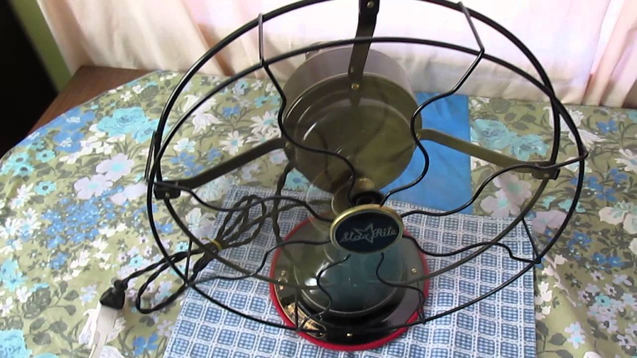 1920s 12 inch star rite vintage electric fan - YouTube