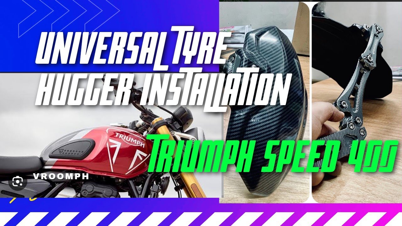 Speed 400- Can we install Generic/Universal tyre hugger?? - YouTube
