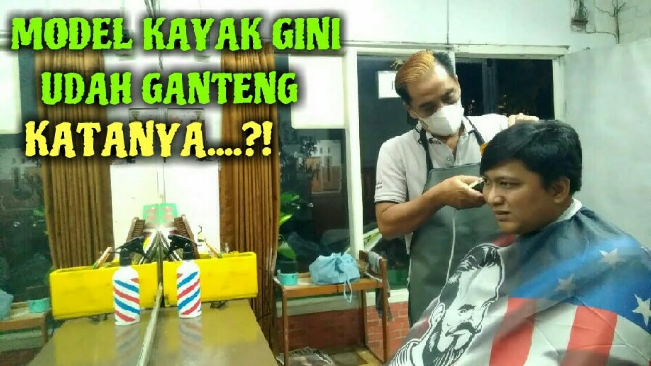POTONG RAMBUT PASIEN MODEL KAYAK GINI UDAH GANTENG KATANYA..?! - YouTube