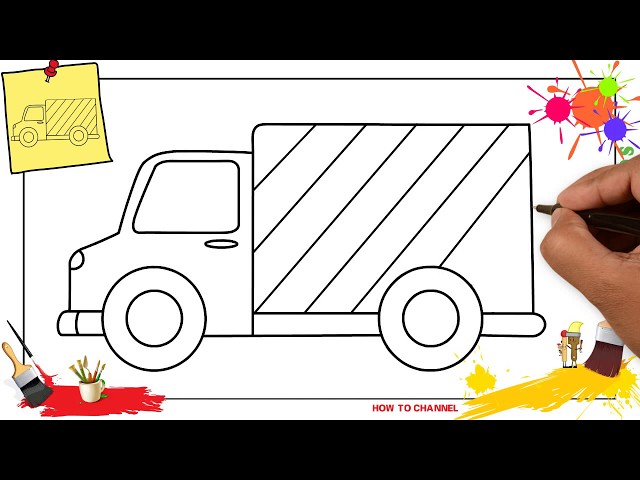 How To Draw A Simple Truck