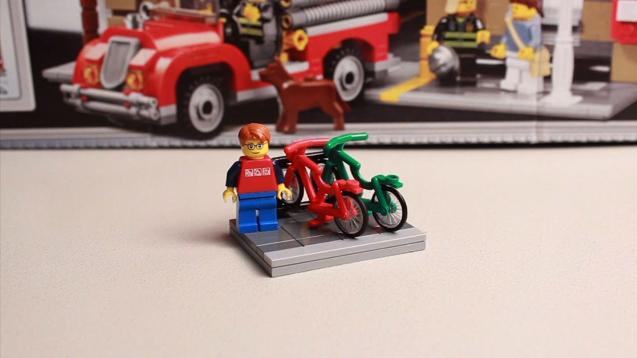 LEGO Tutorial: How to Build a Bike Rack - YouTube