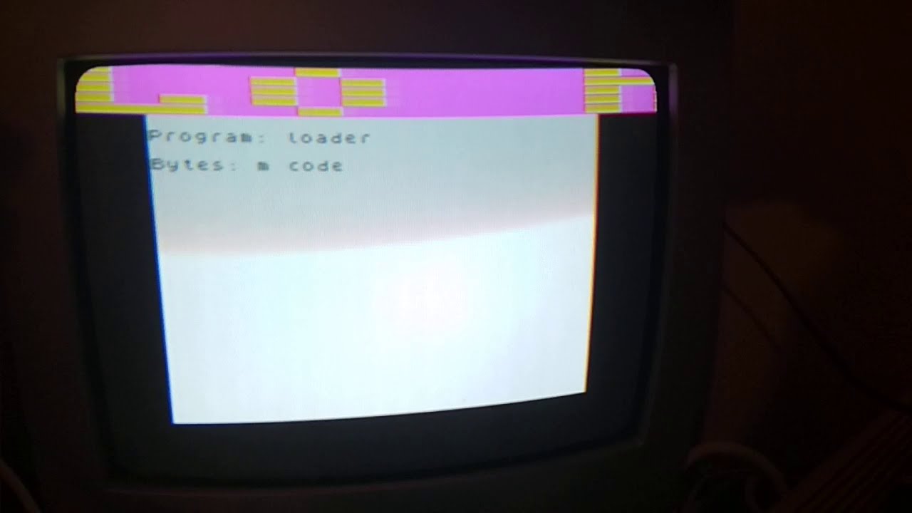 Split raster scroller on border zx spectrum +2 - YouTube