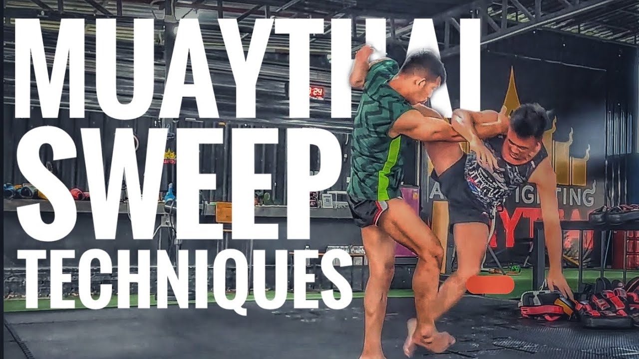 Muaythai sweep techniques training - YouTube