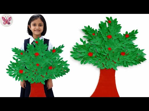 DIY Tree Fancy Dress Costume | Cardboard Tree Dress for Kids ...