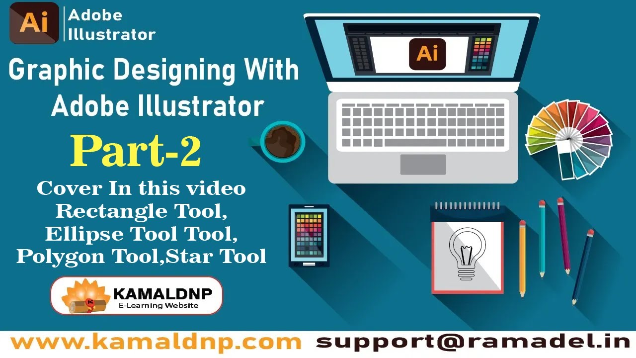 Graphic Designing With Adobe Illustrator part 2 | illustrator learn ...