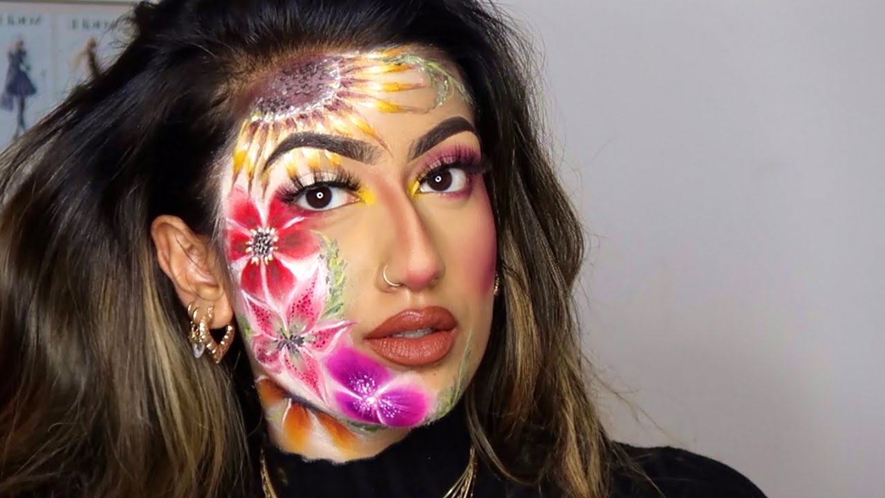 SFX 'FLOWER GIRL' MAKEUP - YouTube