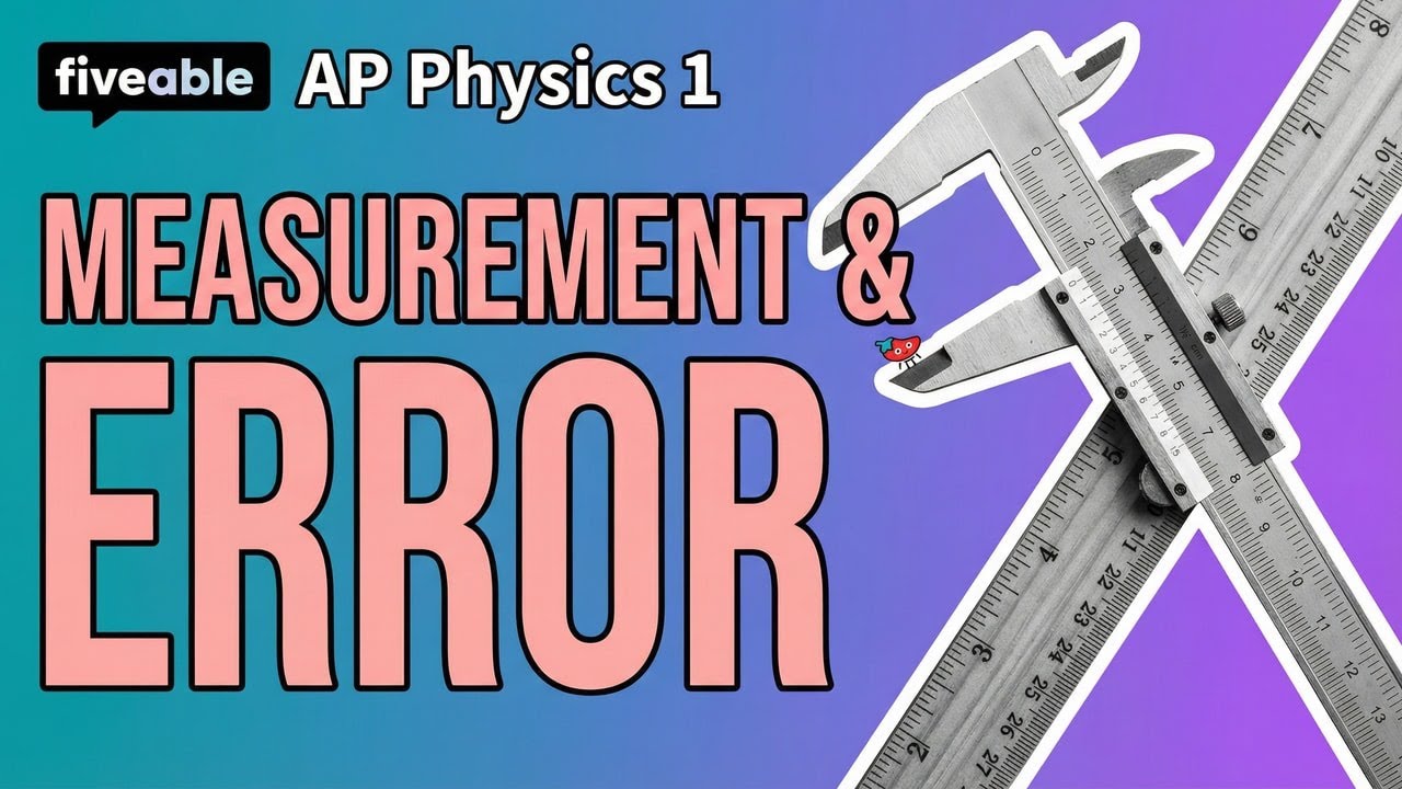 AP Physics - Measurement & Error Analysis | Fiveable Cram Archive