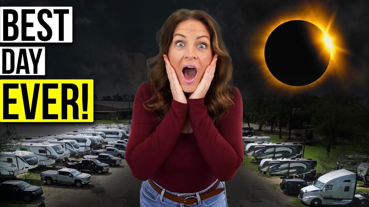 4 Days Camping with Hundreds of RVers for the Total Solar Eclipse - YouTube