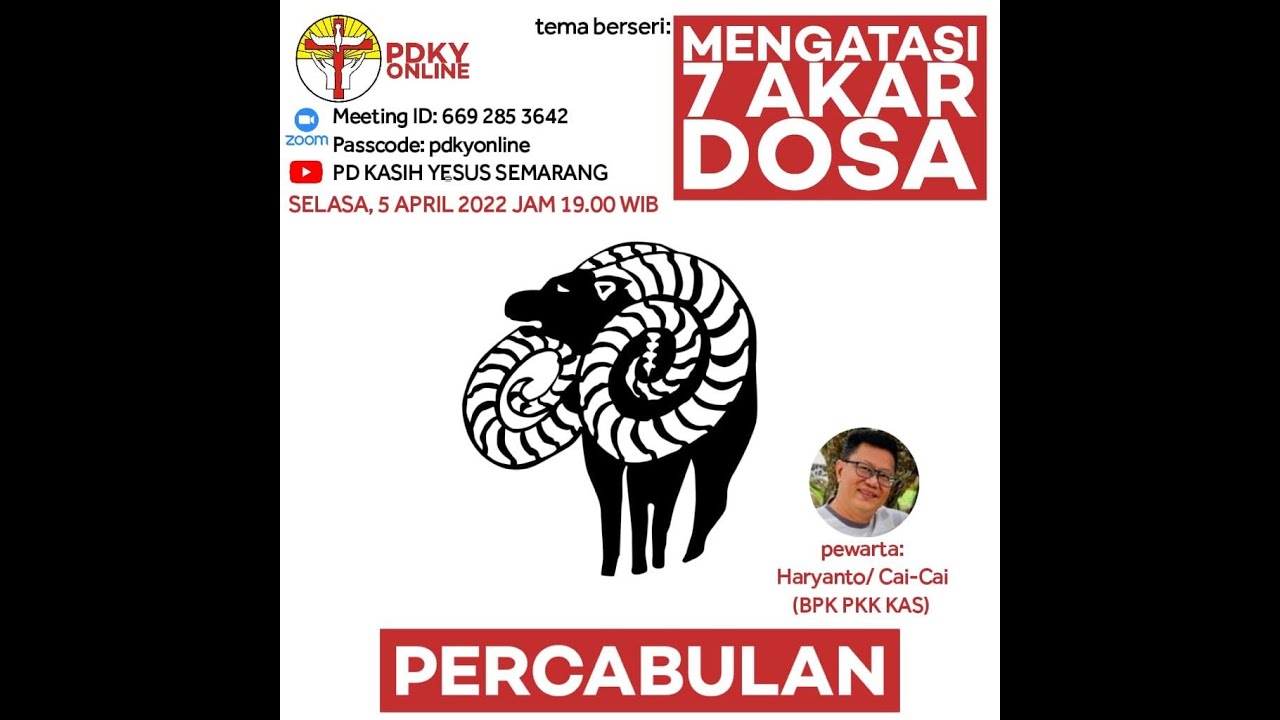 Mengatasi 7 akar dosa: PERCABULAN - Haryanto / Cai-Cai(BPK PKK KAS ...