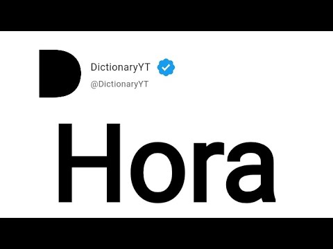Hora Meaning in English - YouTube