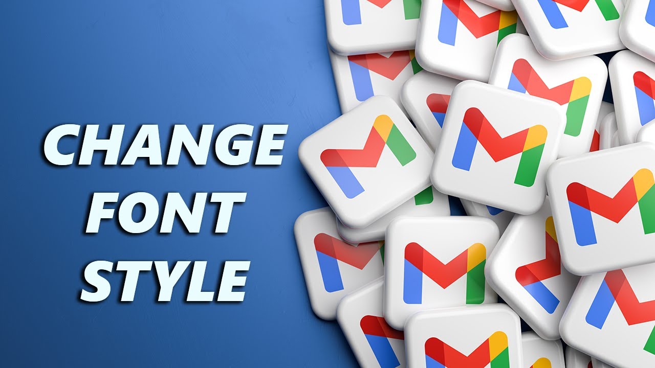 How To Change Font Style On Gmail - YouTube